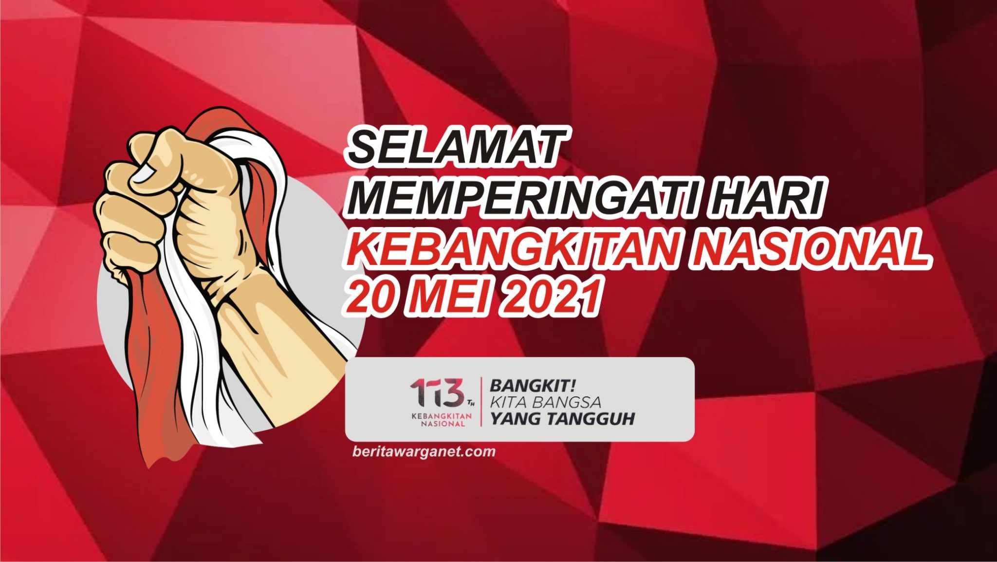 Poster Hari Kebangkitan Nasional 2021 - Berita Warganet