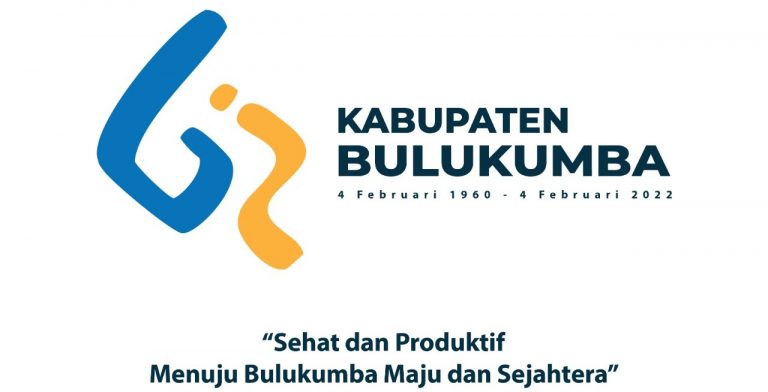 Download Gambar HUT Kabupaten Bulukumba Tahun 2022 ke-62, Format PNG