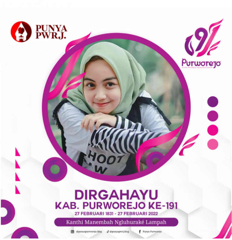 Logo Hari Jadi Kabupaten Purworejo Tahun 2022 ke-191, Format PNG PDF JPG