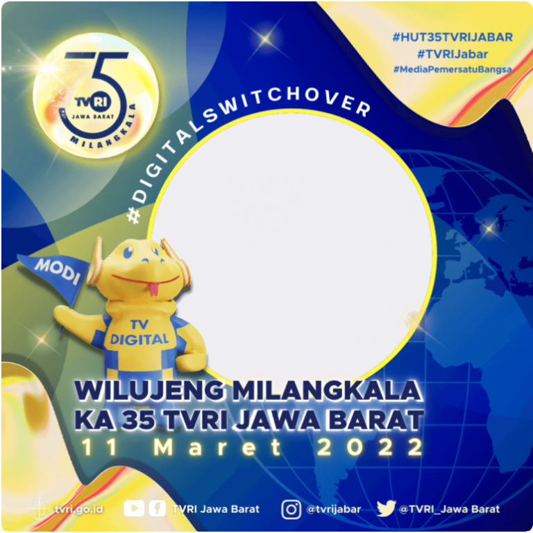 Link Twibbon HUT TVRI Jawa Barat ke-35 Tahun 2022, Klik Disini