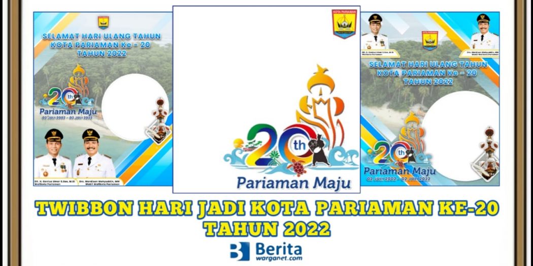 Link Twibbon Hari Jadi Kota Pariaman ke-20 Tahun 2022, Klik Disini