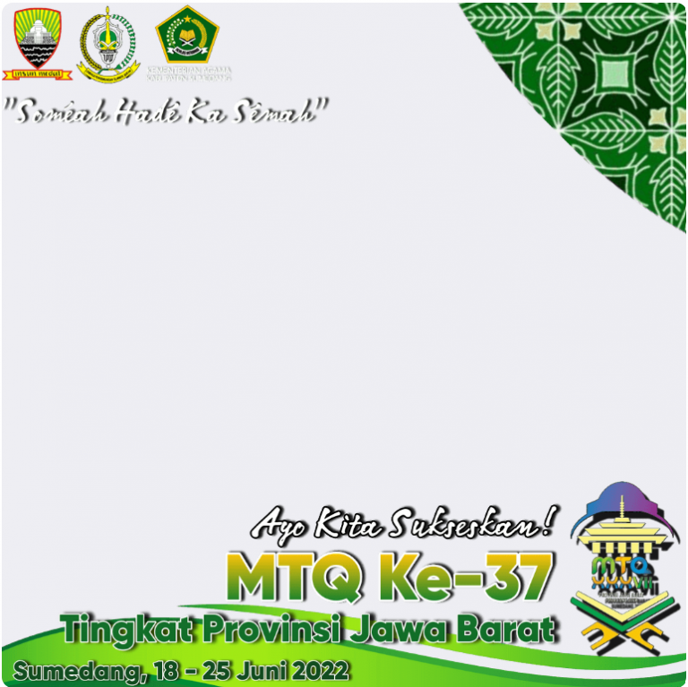 Bingkai Foto MTQ ke-37 Tingkat Jawa Barat di Sumedang 2022
