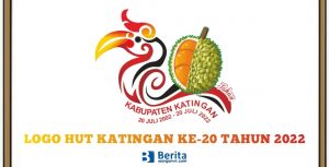 Logo HUT Katingan ke-20 Tahun 2022, Download Format PNG