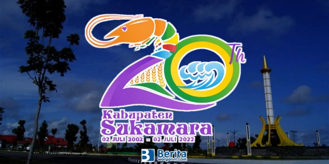 Logo Hari Jadi Sukamara ke-20 Tahun 2022, Format PNG PDF JPG