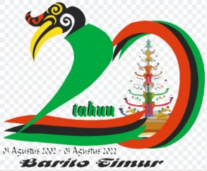 Logo HUT Barito Timur ke-20 Tahun 2022, Download Format PNG