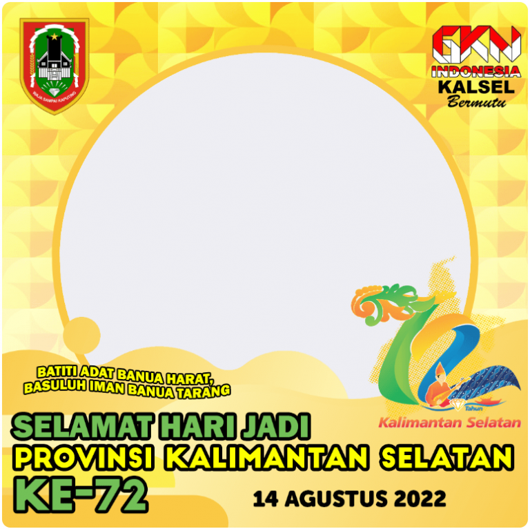Link Twibbon Hari Jadi Kalsel ke-72 Tahun 2022, Klik Disini