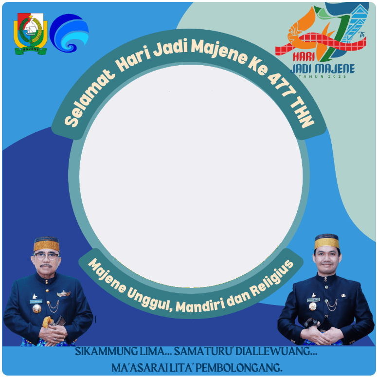 Link Twibbon Hari Jadi Majene ke-477 Tahun 2022, Klik Disini