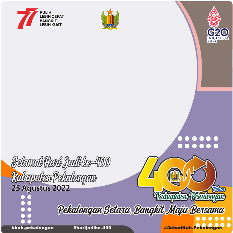 Link Twibbon Hari Jadi Pekalongan ke-400 Tahun 2022, Klik Disini