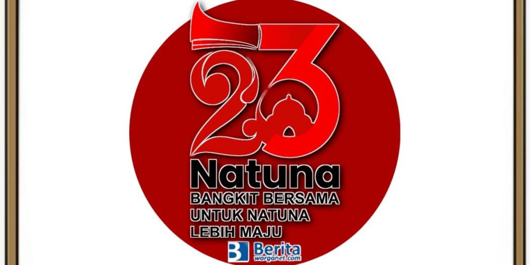 Logo HUT Kabupaten Natuna 2022 ke-23 Tahun Unduh Format PNG
