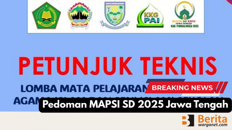 Pedoman MAPSI SD 2025 Jawa Tengah - Berita Warganet